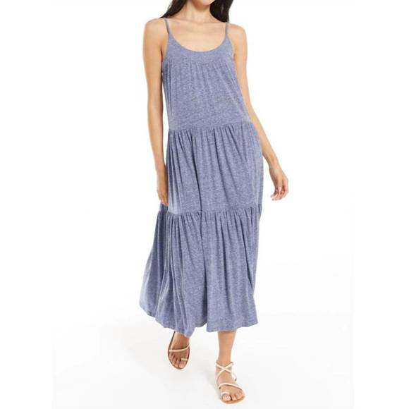Z Supply | Dresses | New Z Supply Laina Triblend Maxi Dress In Dark ...
